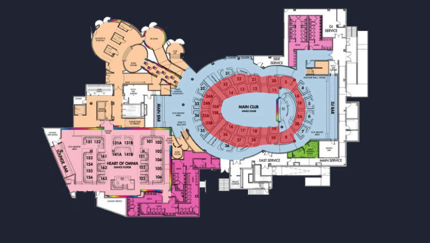 Omnia Nightclub Dance Floor Table - MyVegasVIP